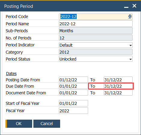 Date deviates from permissible range