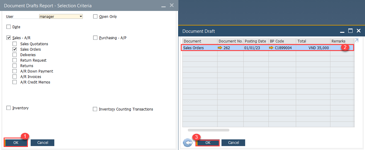 Chức năng lưu nháp (Save as Draft)